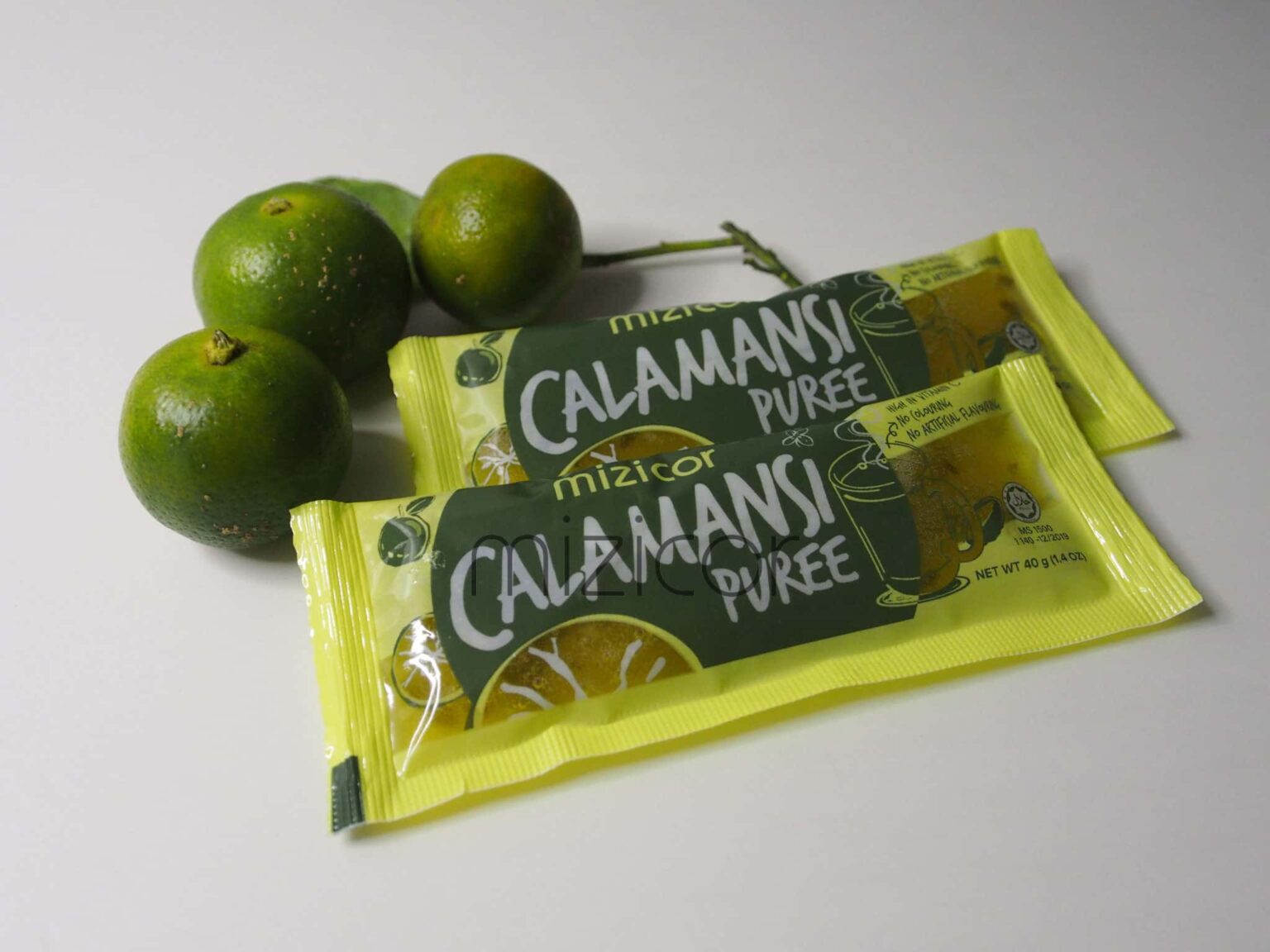 Calamansi Puree Sachet 40g (10 sachets) – Mizicor